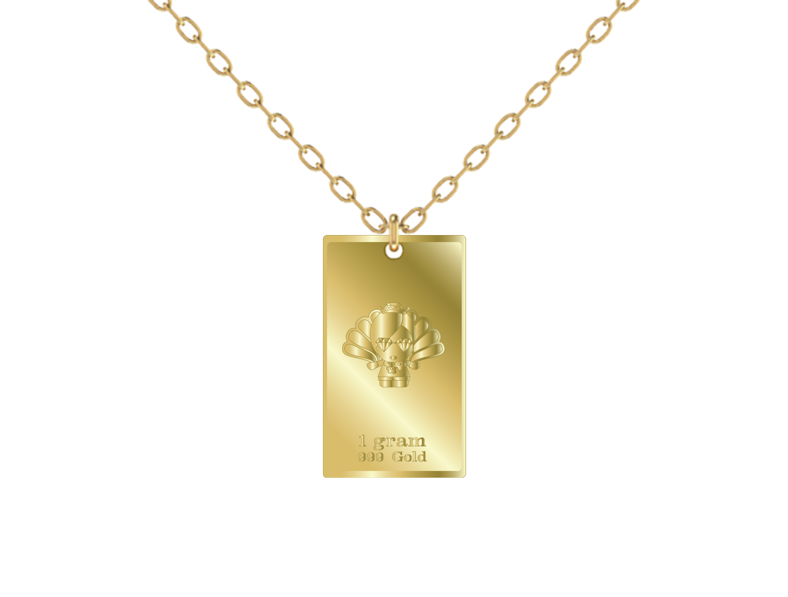 Virgo 999 gold bar – CW Jewels